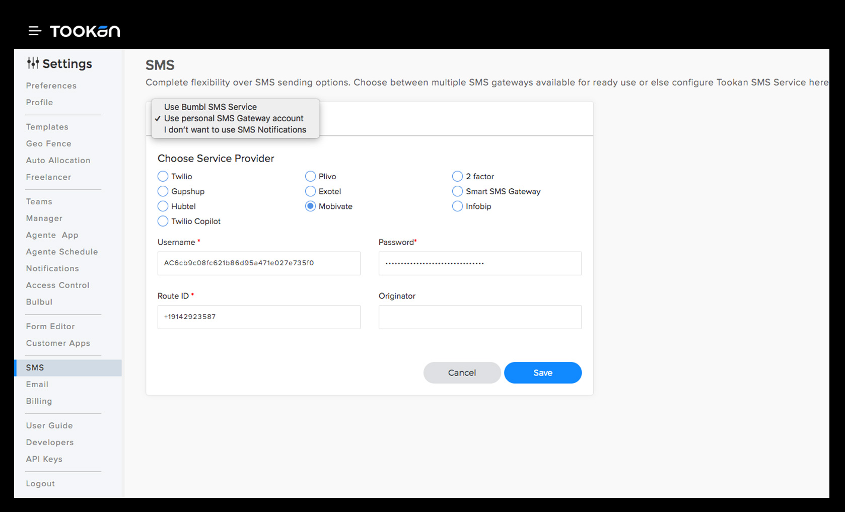 How to Integrate Mobivate with Tookan - JungleWorks