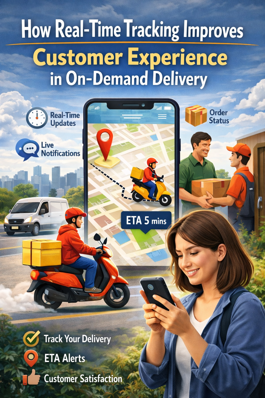 Real-Time-Tracking, Delivery-Tracking, Live-Tracking